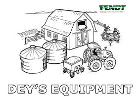 Coloring | Dey's Equipment | ON | Fendt, AGCO, Manitou